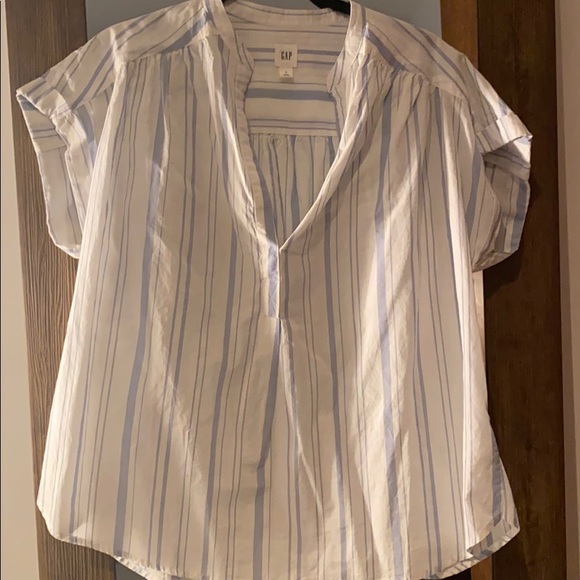 GAP | Tops | Gap Womens Short Sleeve Blouse Top | Poshmark